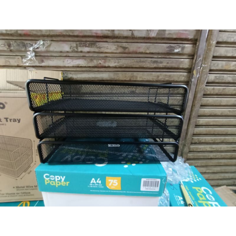 Jual Rak susun / document tray 3 tingkat besi JOYKO seri DT-34 | Shopee ...