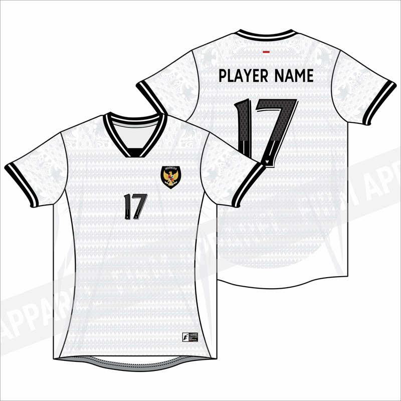 Jual JERSEY TIMNAS AWAY 2025 PUTIH / FREE CUSTOM NAMSET | Shopee Indonesia