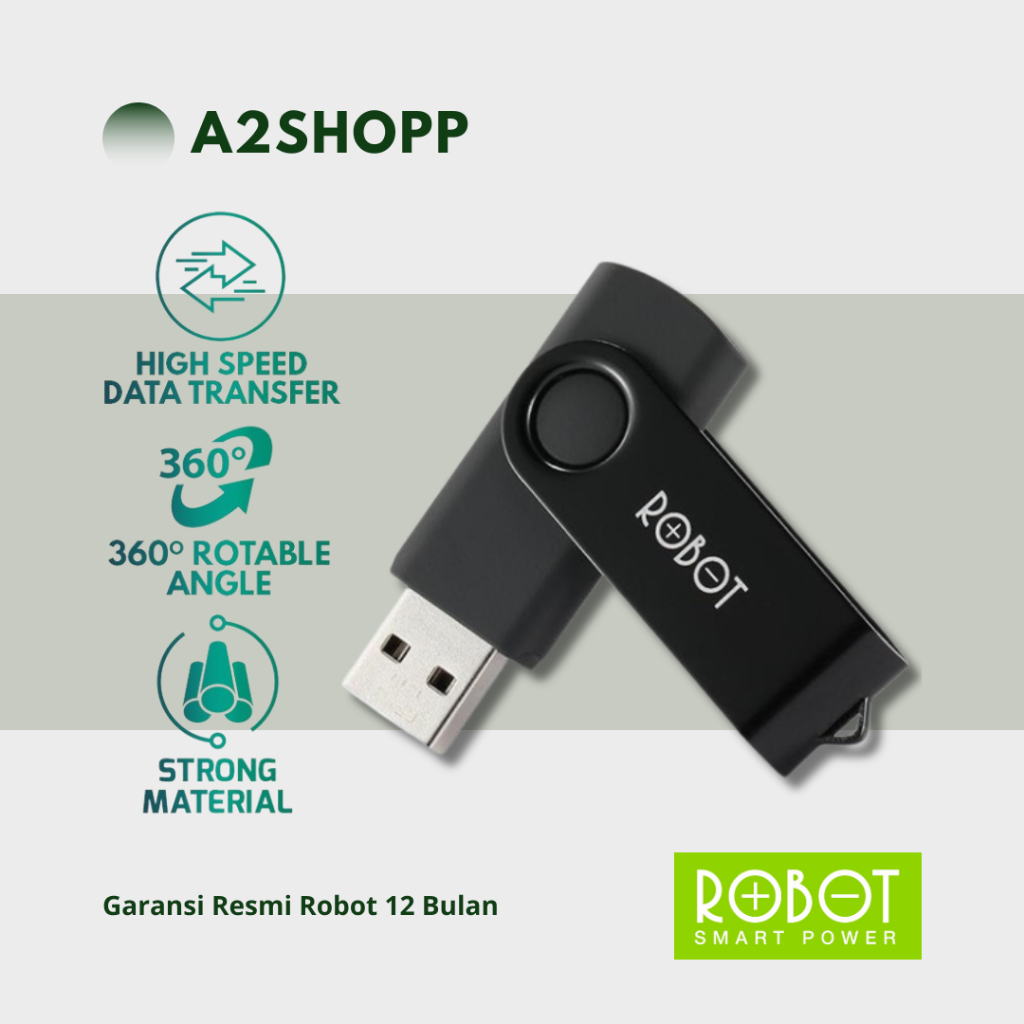 Jual ROBOT Flashdisk 4GB 8GB 16GB 32GB USB Drive Original - Garansi ...