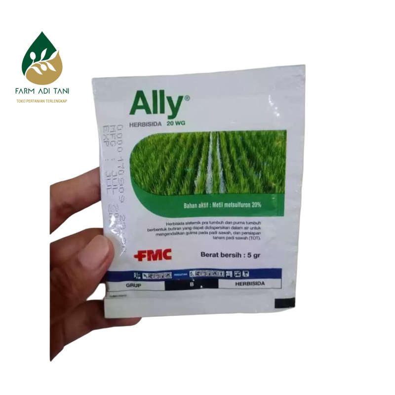 Jual Ally WDG / ali wg / Ally WG kemasan 5gr / metil metsulfuron 20% ...