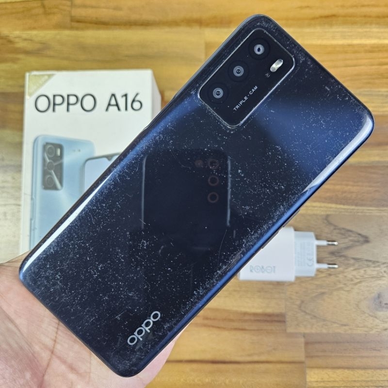 Jual Oppo A16 3/32 GB Bekas Lengkap Garansi Resmi #57499 | Shopee Indonesia