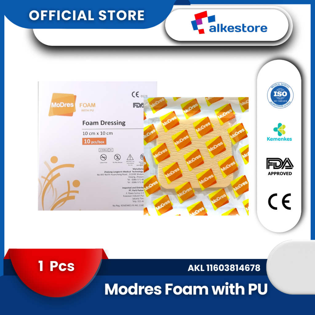 Jual MODRES - Termurah!!! Modres Foam Dressing with PU 10x10 (Harga 5 ...