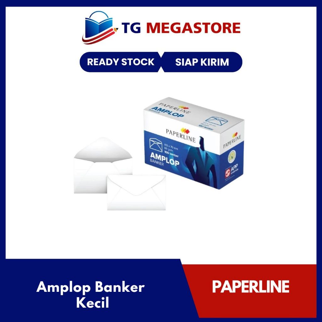 Jual Amplop Banker Paperline Kecil - isi 100 Lembar | Shopee Indonesia