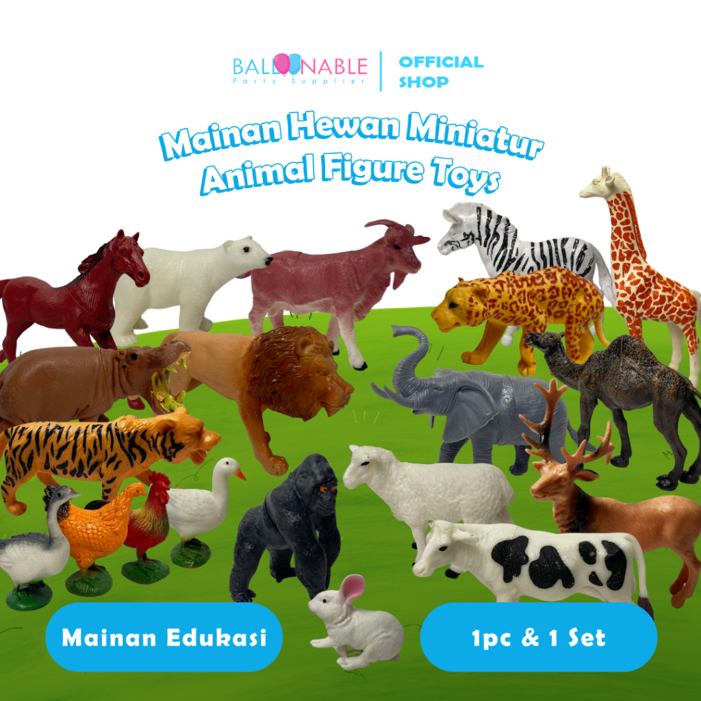 Jual Animal Figure | Mainan Hewan | Binatang Set Figur | Hewan Miniatur ...