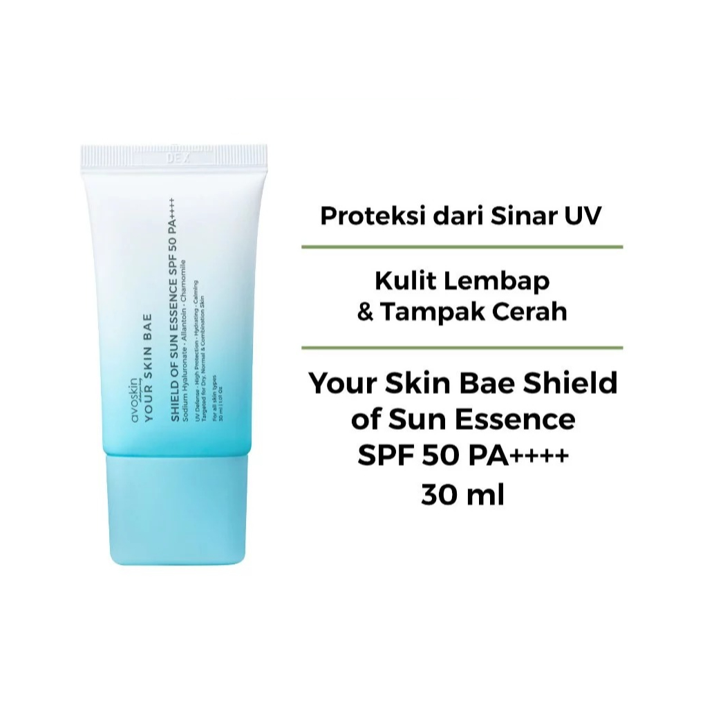 Jual Sunscreen Avoskin Your Skin Bae Shield of Sun SPF 50 PA++++ 30ml ...