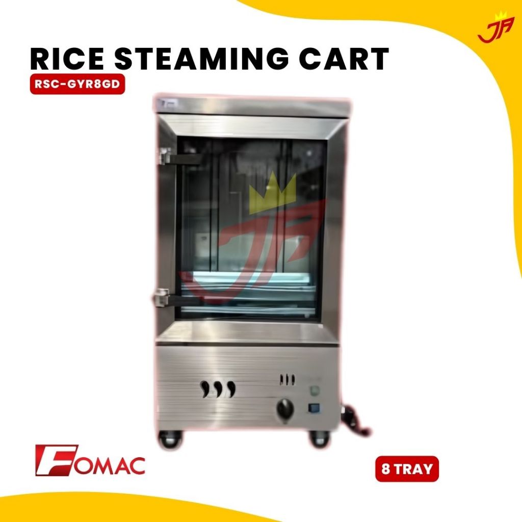 Jual FOMAC Rice Steaming Cart RSC-GYR8GD ( 8 Susun ) / Mesin Pemasak Nasi / Rice Cooker RSC ...