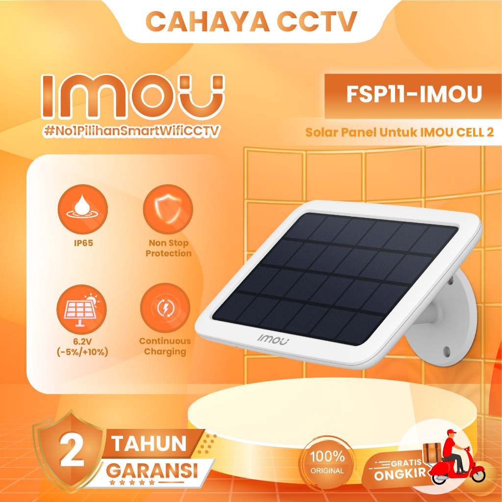 Jual Imou Solar Panel for Cell 2 and Cell Go Panel Surya untuk Kamera ...