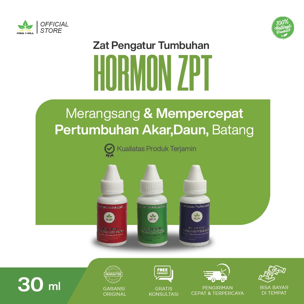Jual Paket Hormon Tanaman Lengkap (Auksin 30 ml, Sitokinin 30 ml dan ...