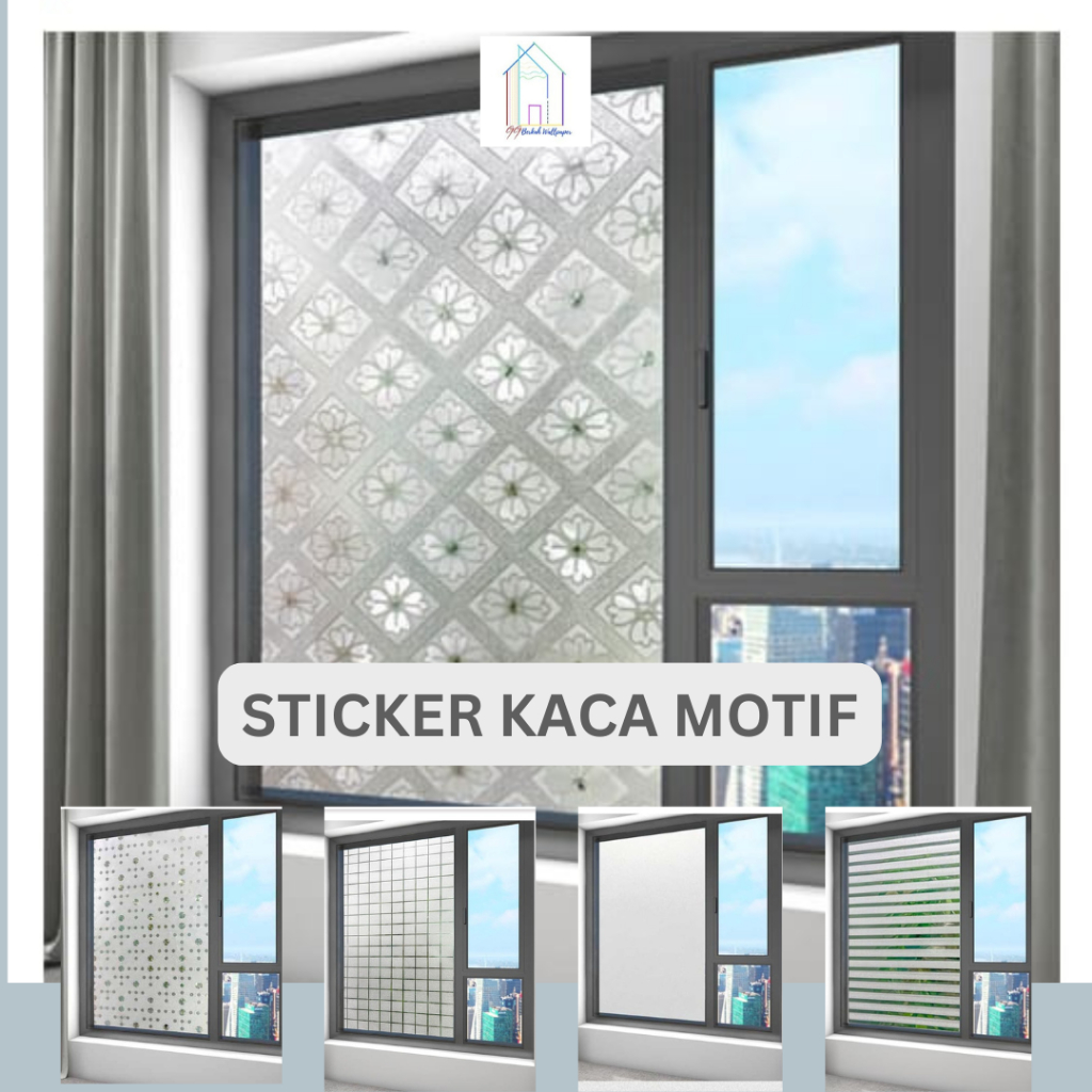 Jual STICKER KACA MOTIF 45CMX5M & 60CMX3M / KACA FILM ROLL / STIKER ...