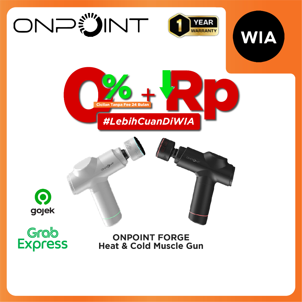 Jual WIA ONPOINT FORGE Heat & Cold Muscle Gun Alat Pijat Fitness ...