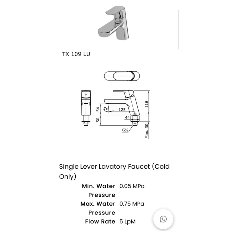 Jual Kran Wastafel ToTo Dingin Cold Only TX109LU Ori Baru | Shopee ...