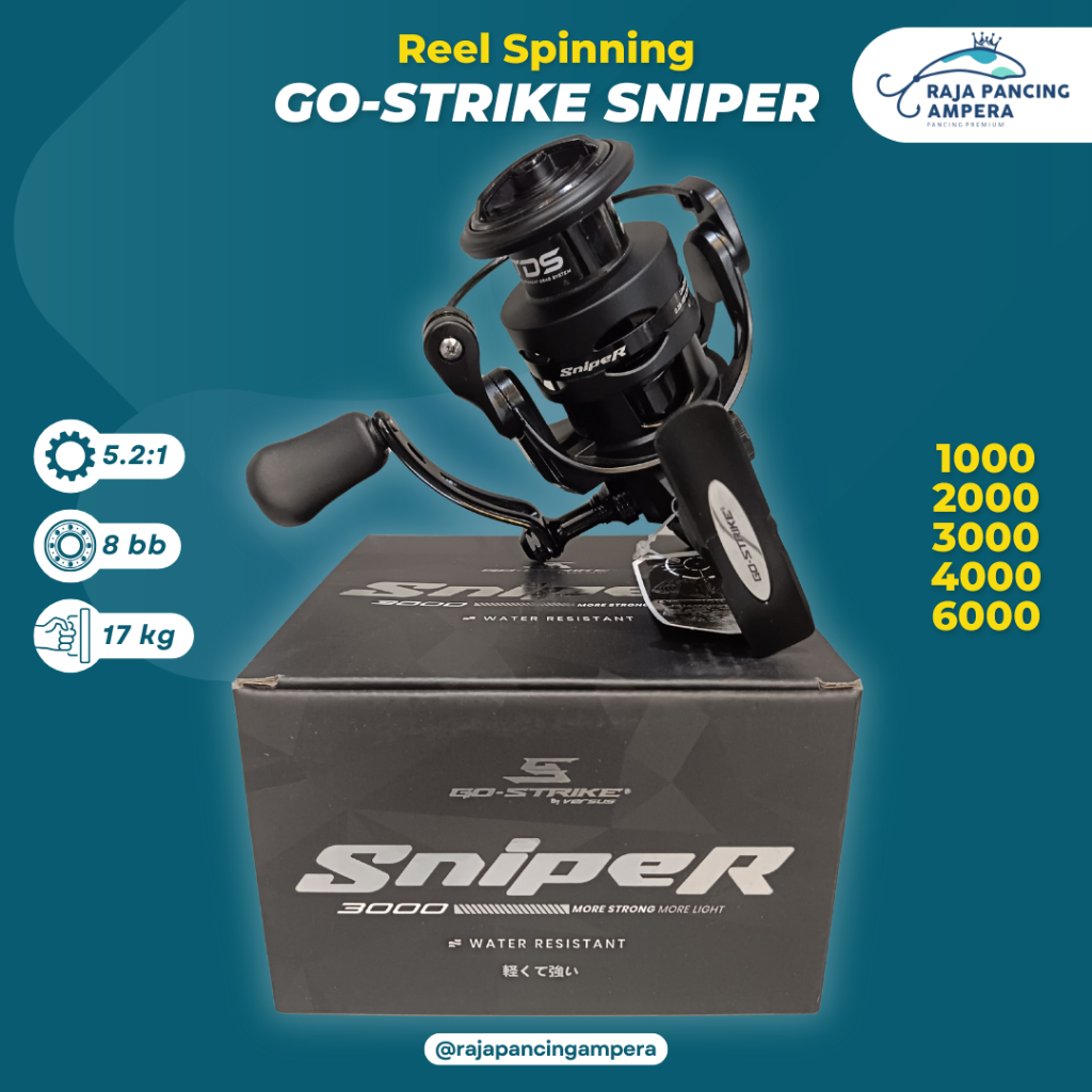 Jual Reel Go-Strike Versus Sniper | Kerekan Pancing Salt Water ...