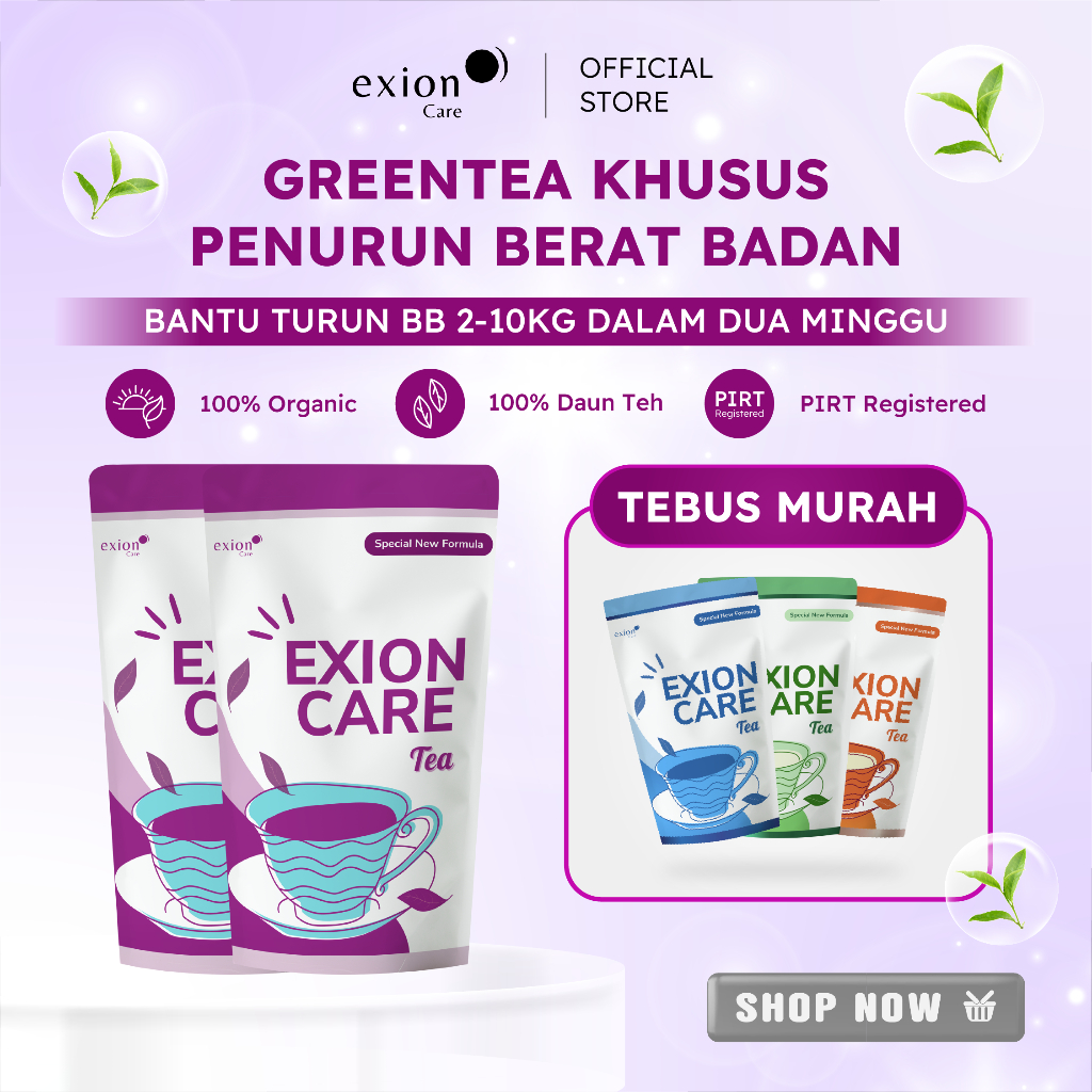 Jual Exioncare TEBUS MURAH 2 PURPLE + BLUE/GREEN/ORANGE | Teh Diet ...