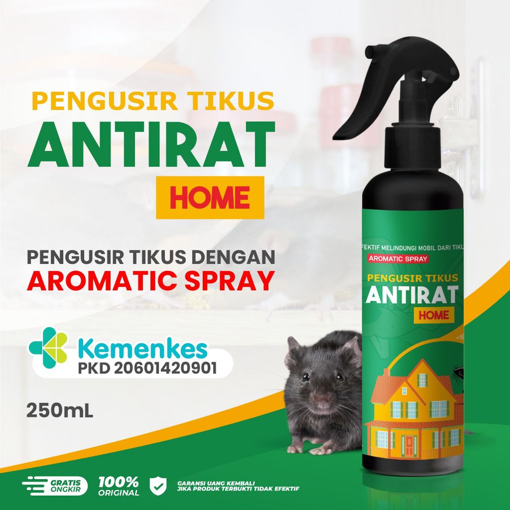 Jual ANTIRAT Pengusir Tikus Semprotan Anti Tikus Khusus Dalam Rumah ...