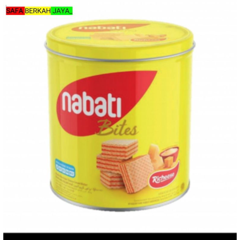 Jual Nabati Bites Richeese Wafer Keju Kaleng 240g / biskuit kaleng ...