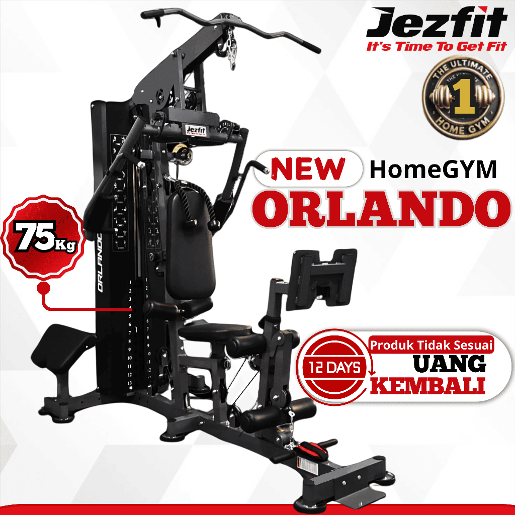 Jual Alat fitness Home gym 1 sisi Plus Alat Gym Multifungsi Homegym 1 ...