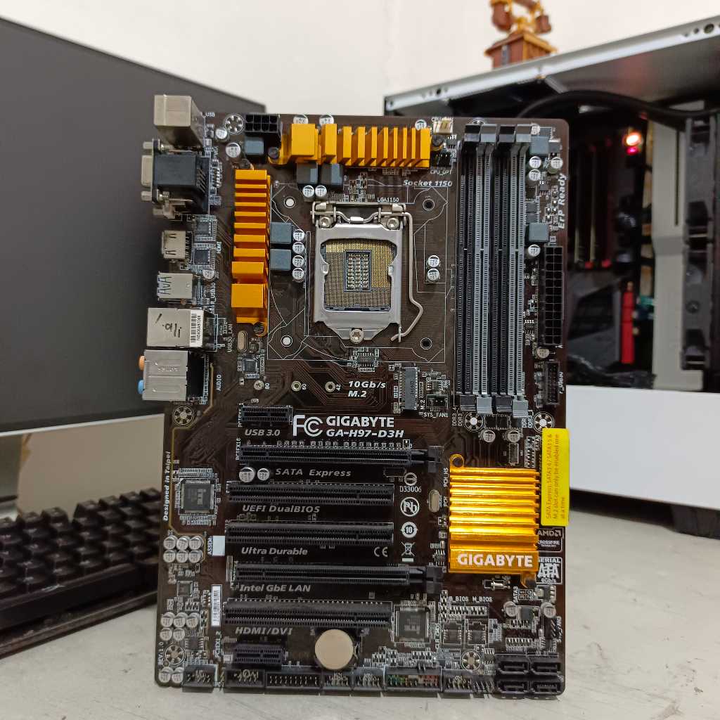 Jual Motherboard Gigabyte H97 Socket LGA 1150 CPU Max Intel i7 4790K ...
