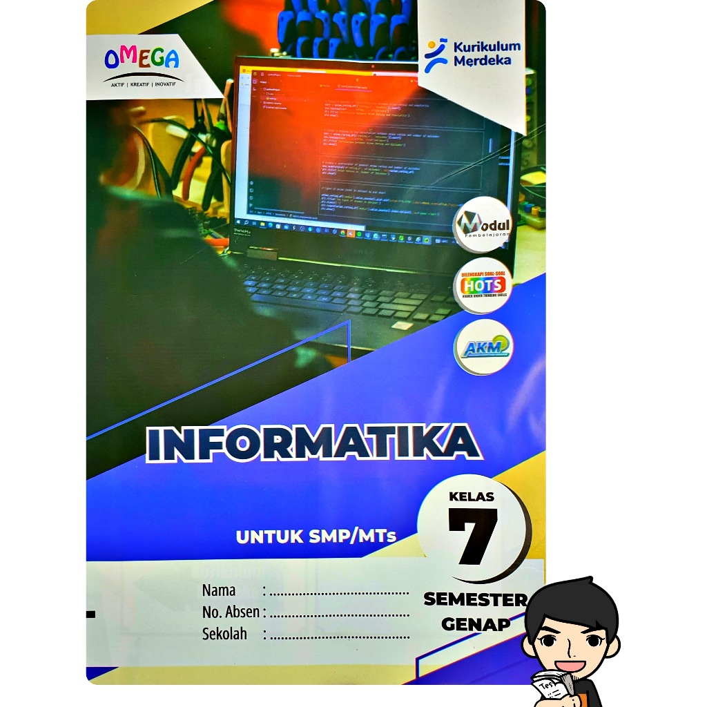 Jual BUKU LKS INFORMATIKA SMP KELAS VII 7 SEMESTER 2 2024-2025 KURIKULUM MERDEKA | OMEGA ...