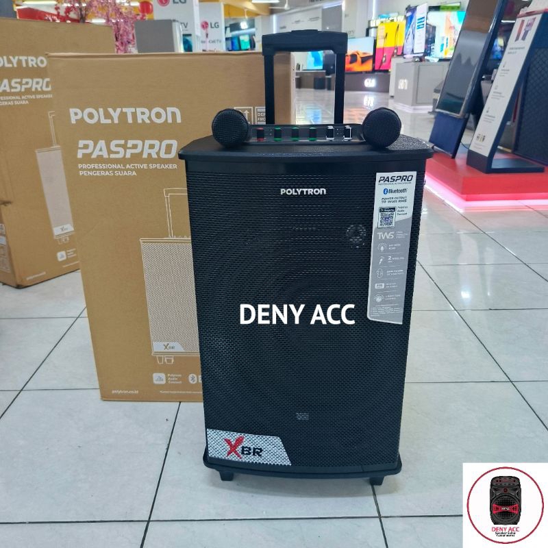 Jual TERBARU SPEAKER POLYTRON PASPRO 10F7 10 INCH FREE MIC WIRELESS 2 ...