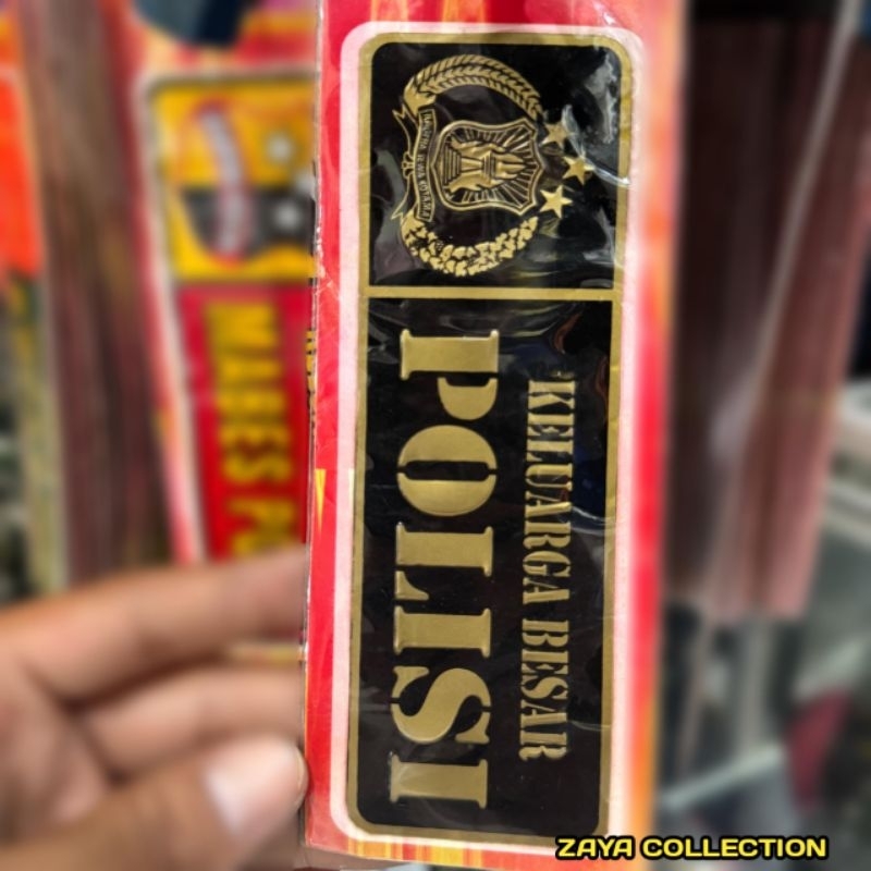 Jual Stiker POLISI - Stiker KELUARGA BESAR POLISI | Shopee Indonesia