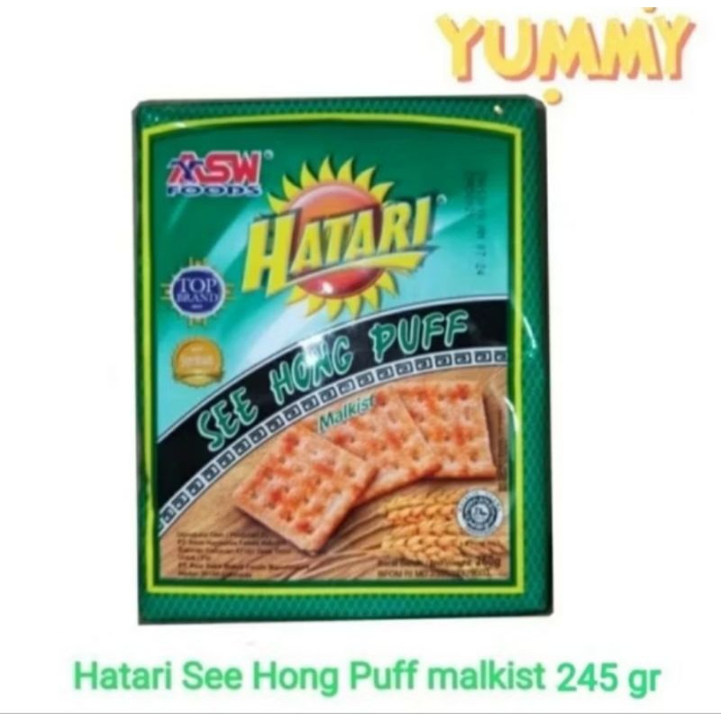 Jual Hatari See Hong Puff Biskuit Malkist Original 245gr - Hatari ...