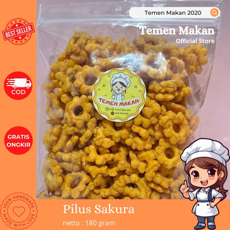Jual SNACK SAKURA 180gr | SNACK KEMBANG RIBUT | PANG PANG SAKURA | PANG ...