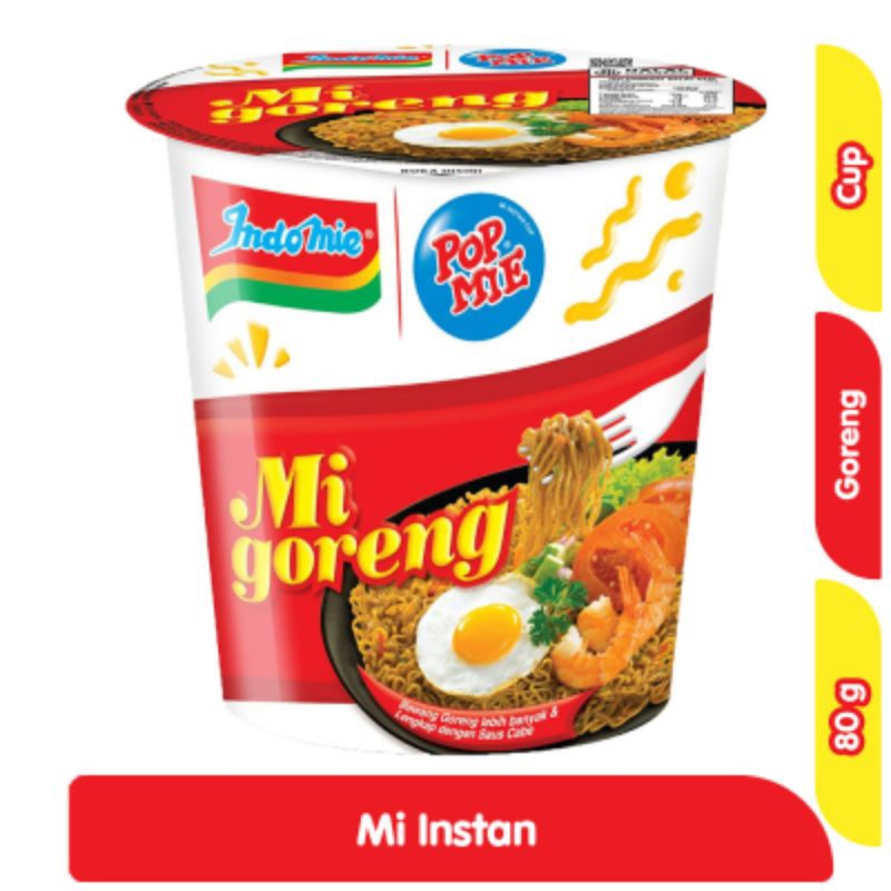 Jual POP MIE INSTANT REGULER GORENG SPESIAL KEMASAN BARU ECER/SATUAN ...