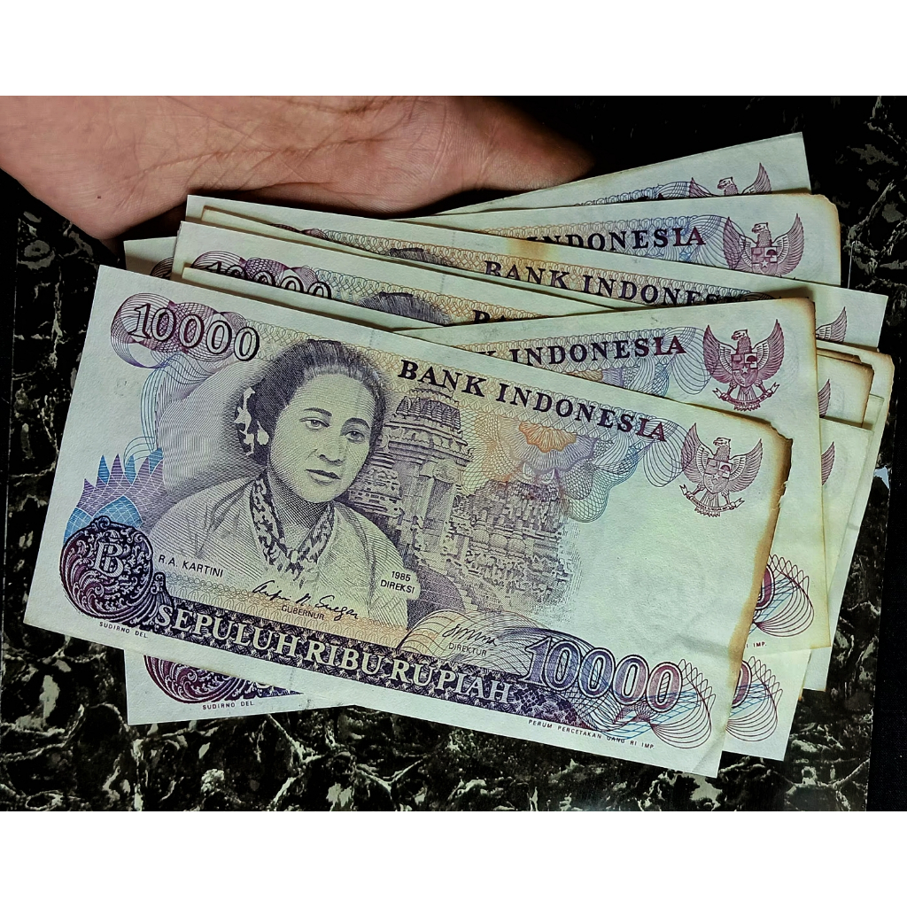 Jual Uang 10 Ribu Kartini Tahun 1985 (V3) | Shopee Indonesia