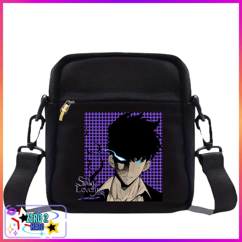 Jual tas sling bag anime solo leveling anak laki laki perempuan all ...