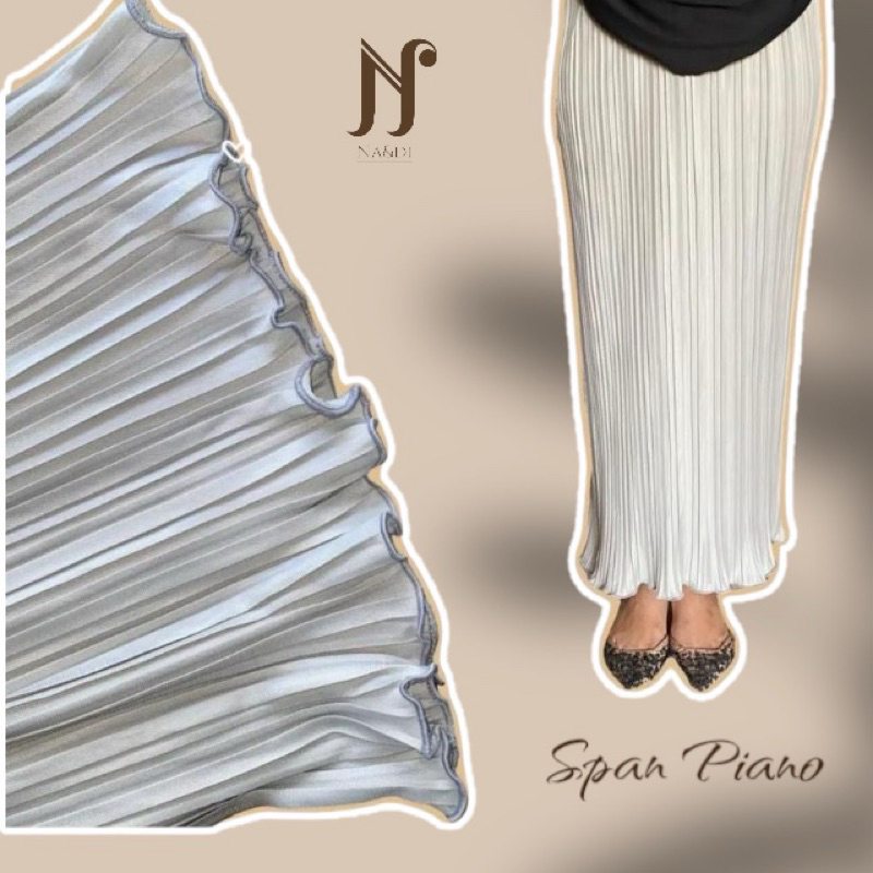 Jual Wavy Pleats Skirt BB / Rok Span Plisket BB wavy / Rok Plisket BB ...