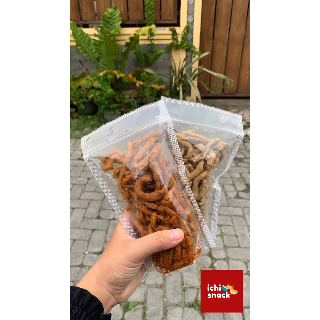 Jual Ichi Snack - Usus Crispy Varian Rasa - 100 gr | Shopee Indonesia