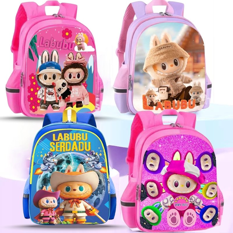 Jual Tas Ransel Sekolah Karakter Labubu -Tas Ransel Anak Motif 3D Timbul TK SD Terbaru 2025 ...