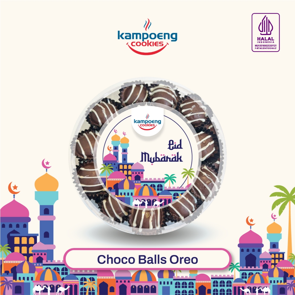 Jual Kue Kering Chocolate Balls Oreo Premium Kampoeng Cookies Lebaran ...