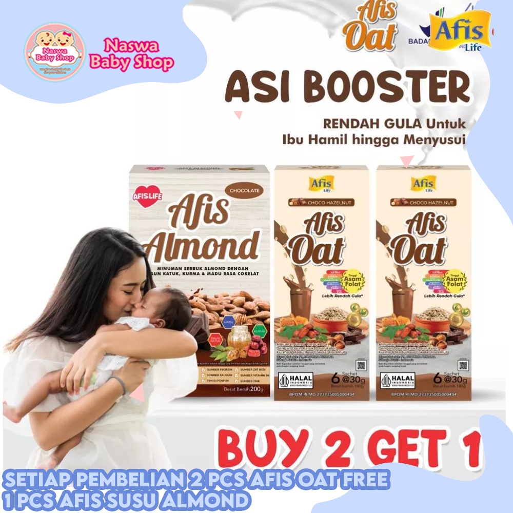 Jual Afis Life Afis Oat Buy 2 Get 1 Pelancar Peningkat ASI Booster 30g ...