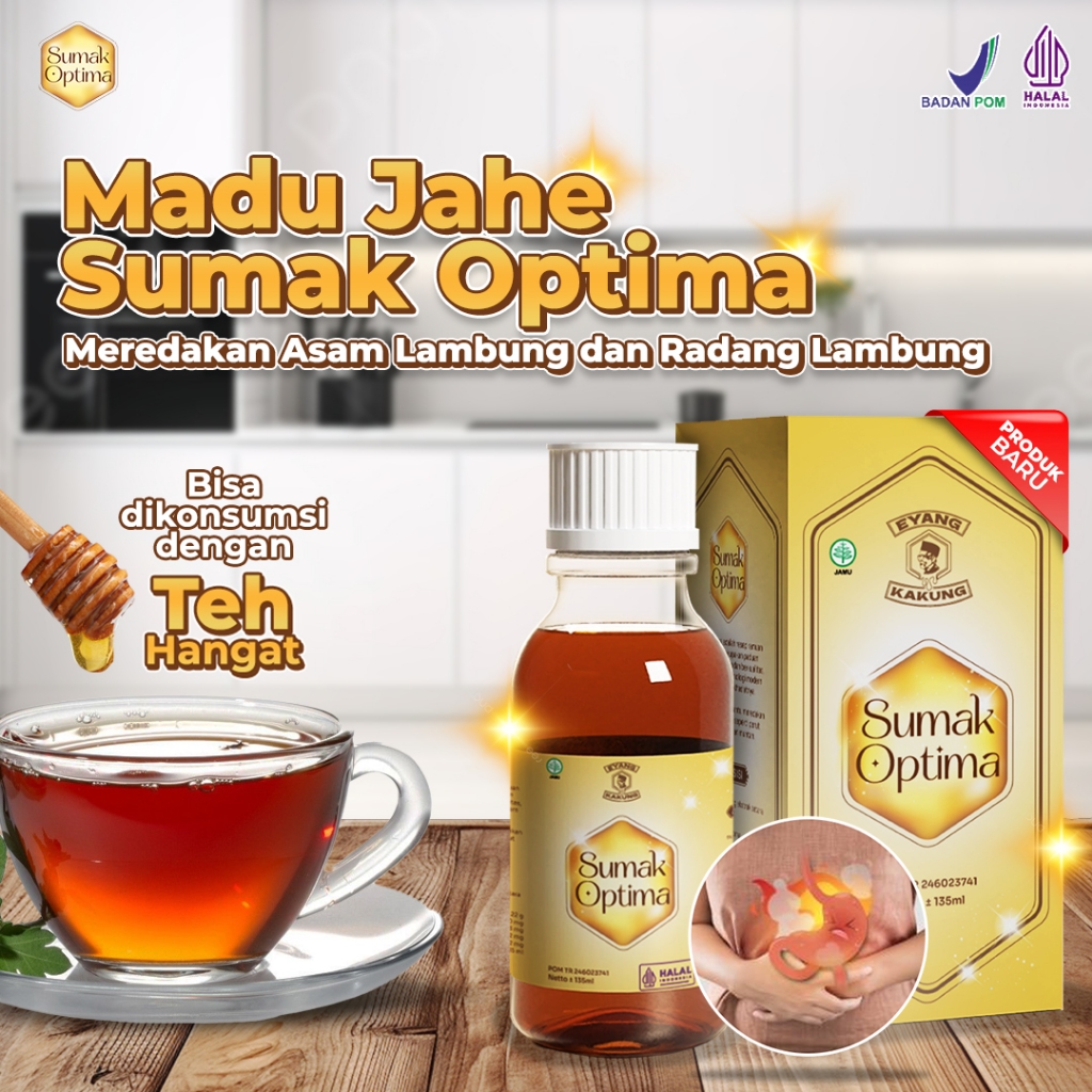 Jual Sumak Optima Madu Jahe Herbal Jaga Imunitas Atasi Asam Lambung ...