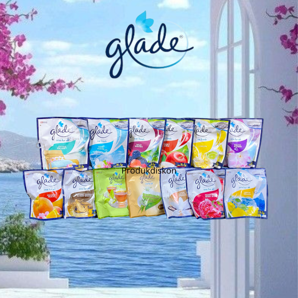 Jual GLADE One For All Car Fresh 70gr + 5gr | Shopee Indonesia