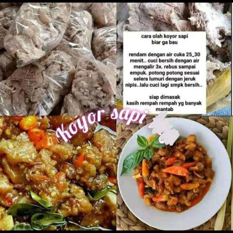 Jual Koyor Sapi uk 1 kg | Shopee Indonesia