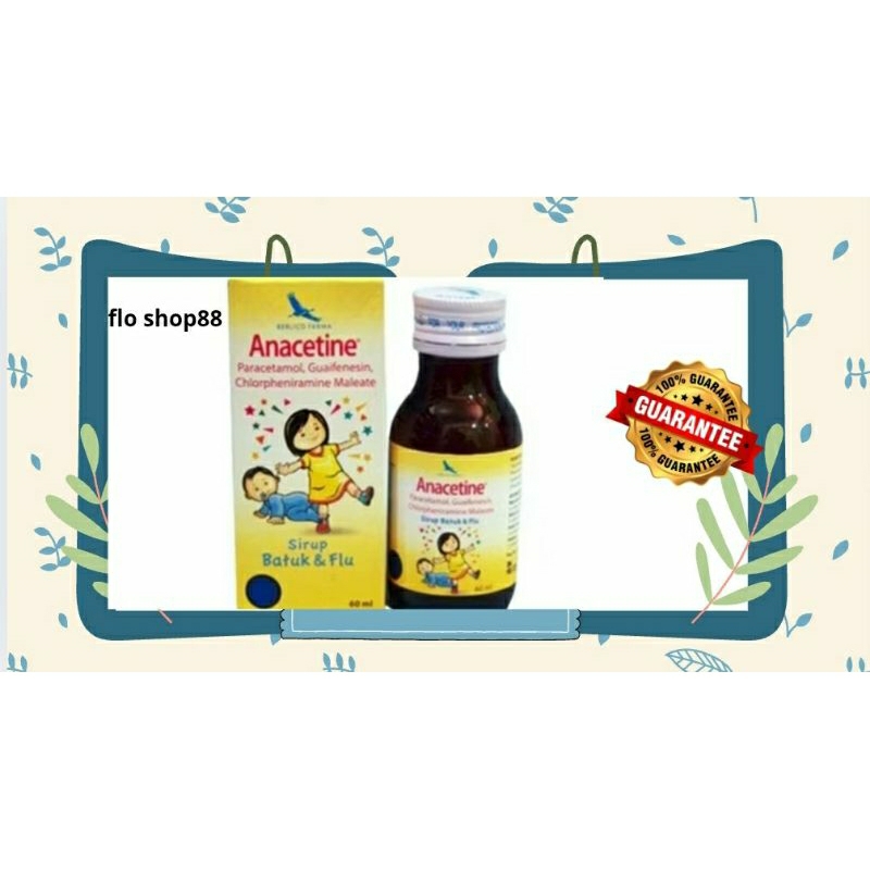 Jual A - ANACETYNE / ANACETINE SYRUP / ANACETINE / ANACETINE SIRUP ...