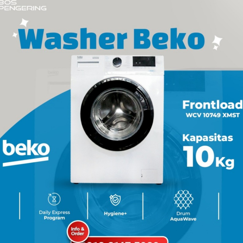 Jual Mesin Cuci Beko 10 Kg Washer Front Load 10Kg Palet Kayu | Shopee ...