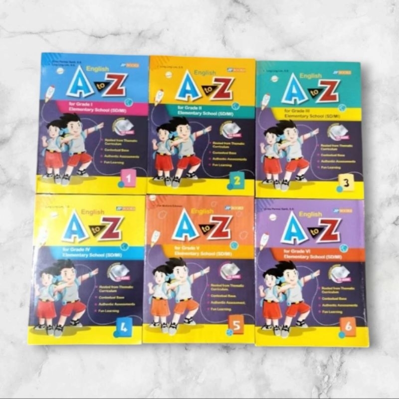Jual ENGLISH A TO Z FOR ELEMENTARY SCHOOL | Shopee Indonesia