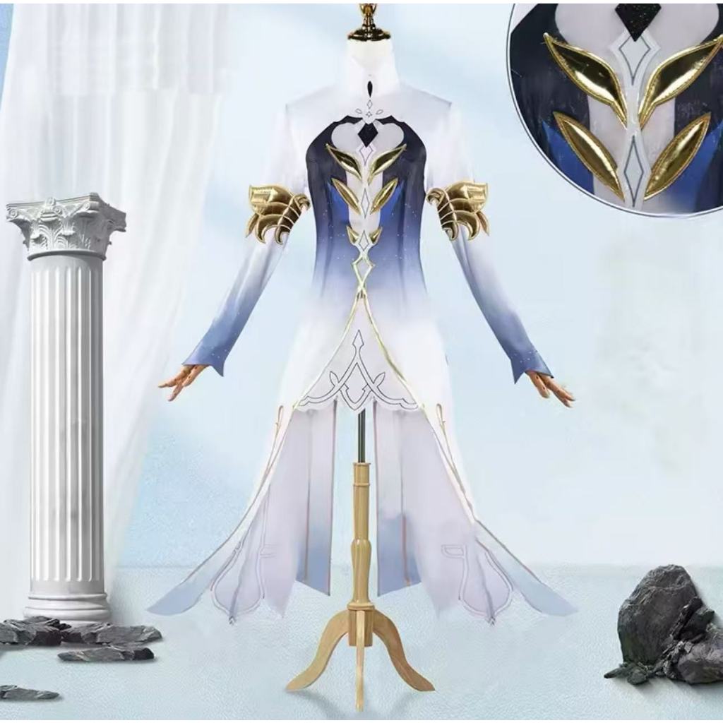 Jual Fuclos cos Genshin Impact funina water god cosplay magic god suit ...
