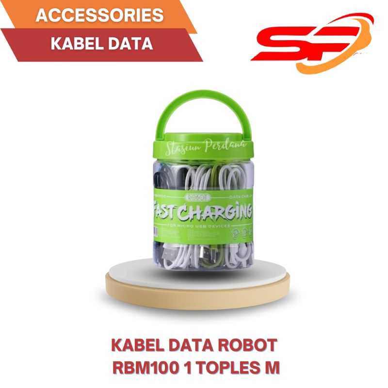 Jual KABEL DATA ROBOT RBM100 II MICRO (1 TOPLES ISI 20PCS) | Shopee Indonesia