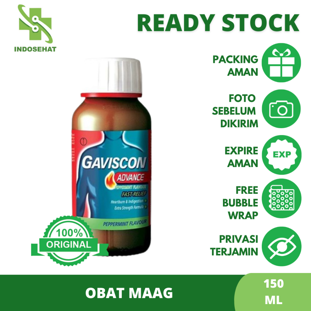 Jual Gaviscon Advance Fast Relief Extra Strength Formula Peppermint ...