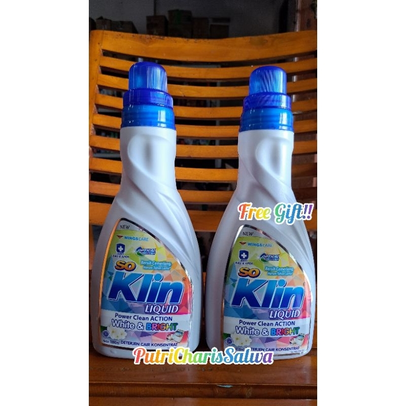 Jual Soklin Liquid Cair White & Bright 1 Liter | Shopee Indonesia