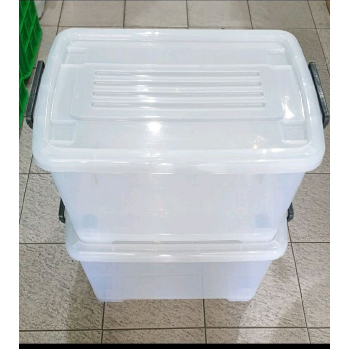 Jual Box Container CB 70 Liter Real Multiclub Bening Transparan Kotak ...