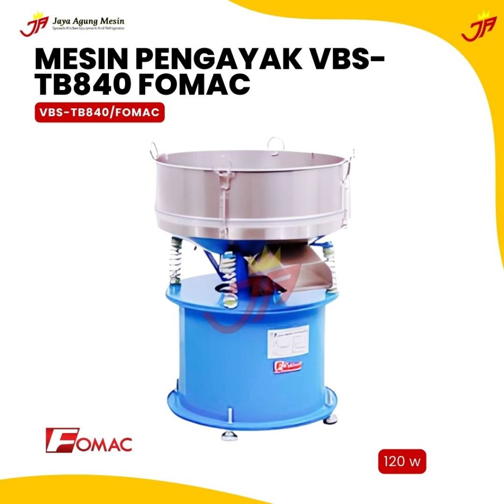 Jual FOMAC Mesin Pengayak VBS-TB840 / ELECTRIC VIBRO SEPARATOR VBS TB840 | Shopee Indonesia