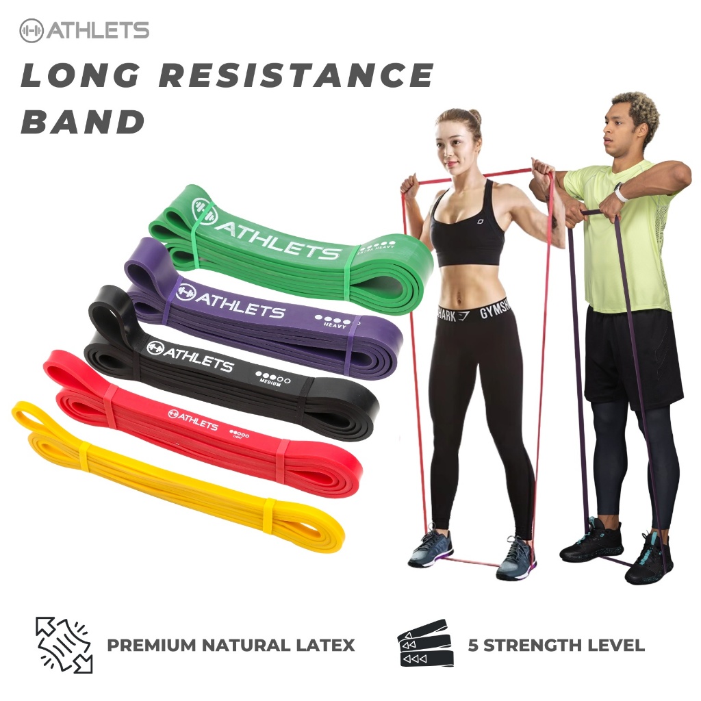 Jual Resistance Band Panjang / Power Band / Karet Fitness Gym Yoga ...