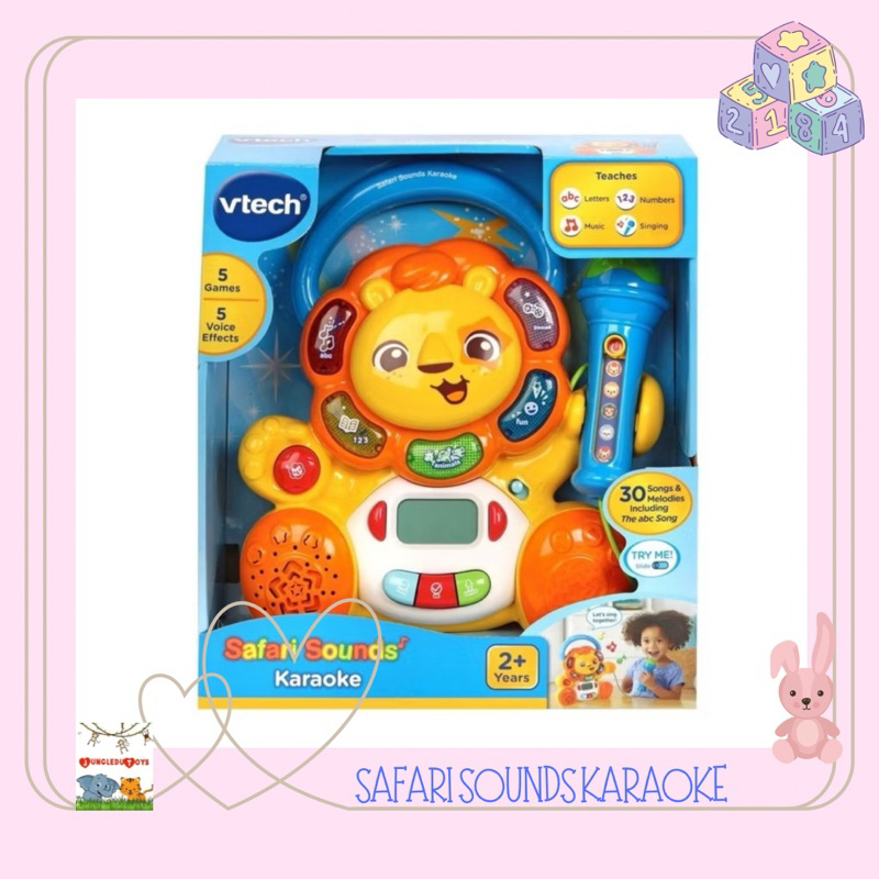 Jual Vtech Safari Sounds Karaoke Original Mainan Microphone Anak Mic ...