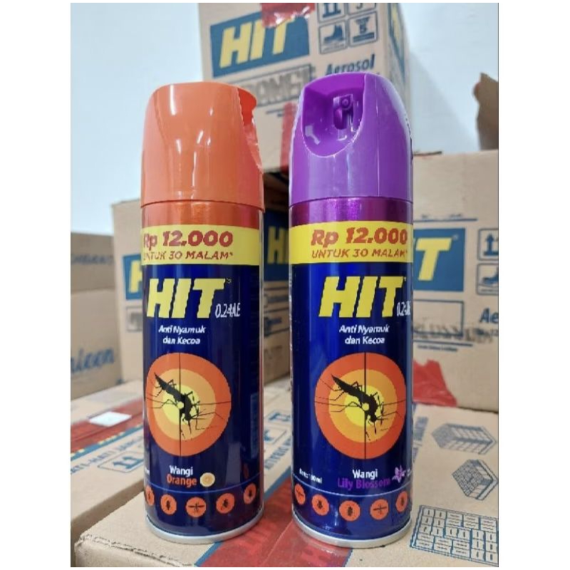Jual HIT Obat Nyamuk Semprot Mini 150ml - Spray Anti Serangga / Kecoa ...