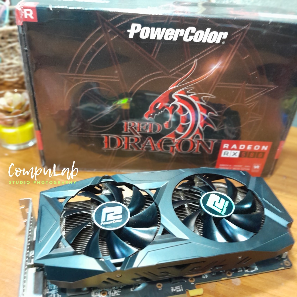 Jual PowerColor RX 580 8GB Red Dragon | Shopee Indonesia